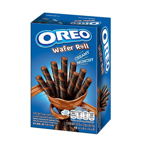 Oreo Wafer Roll Chocolat - 54g(3x18g) – Du monde à la Maison